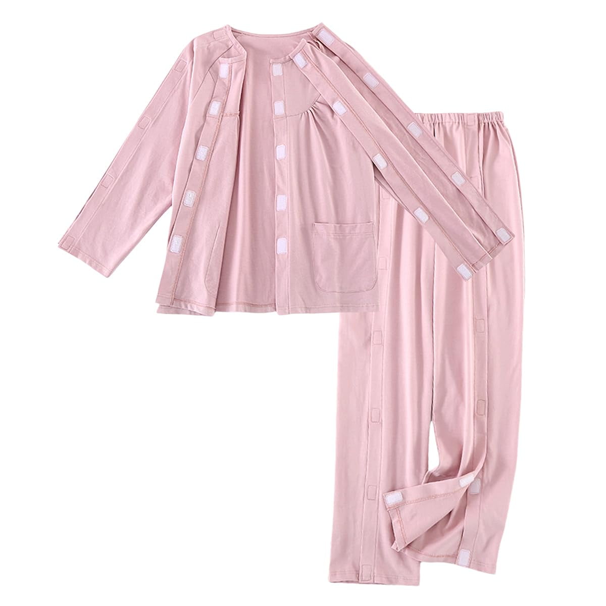 XKKDG Bedridden Patient Clothing,Disability Set with Full Opening on ...