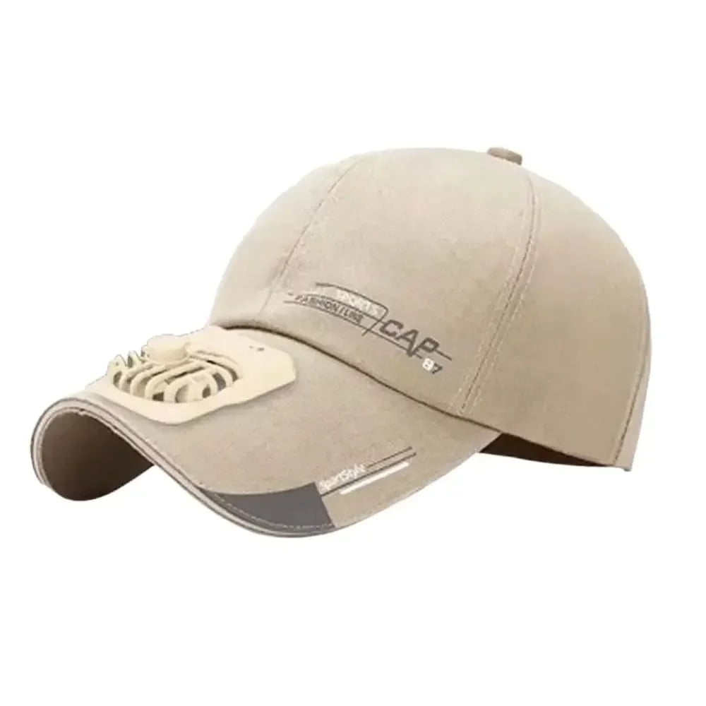 XKKDG Cap with fan Summer USB Charging Cooling Fan Baseball Cap Outdoor ...
