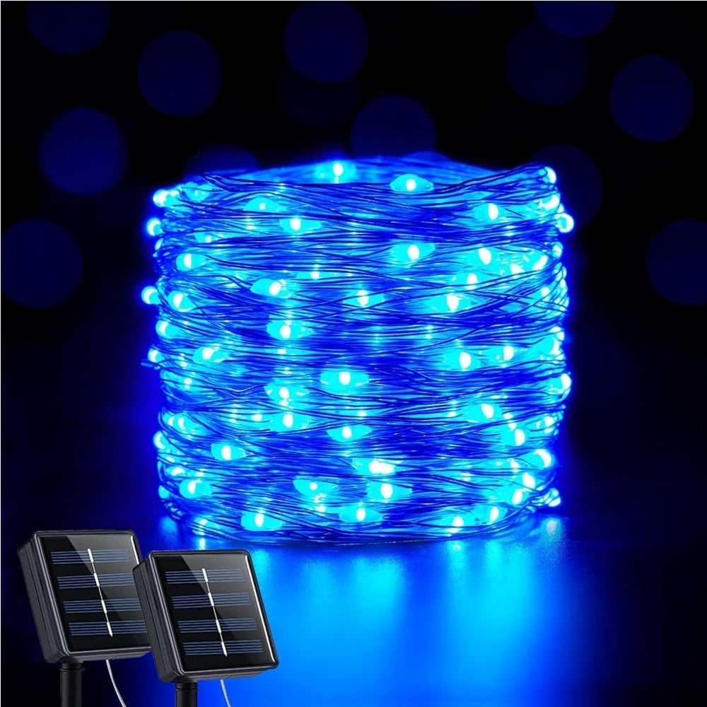 LED solar copper wire lamp fairy colored lamp courtyard decoration ...