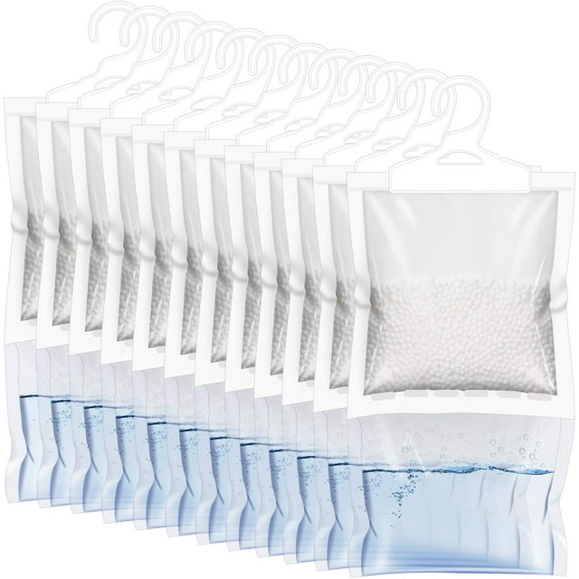 XKLN Moisture Absorber Packets 9 Pack, Humidity Packs, Hanging Closet ...