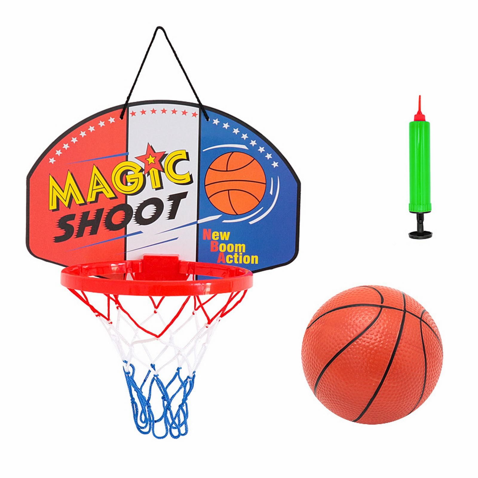 XKOOKI Kids Basketball Hoop for 1 2 3 4 5 6 Year Old Stand Adjustable ...