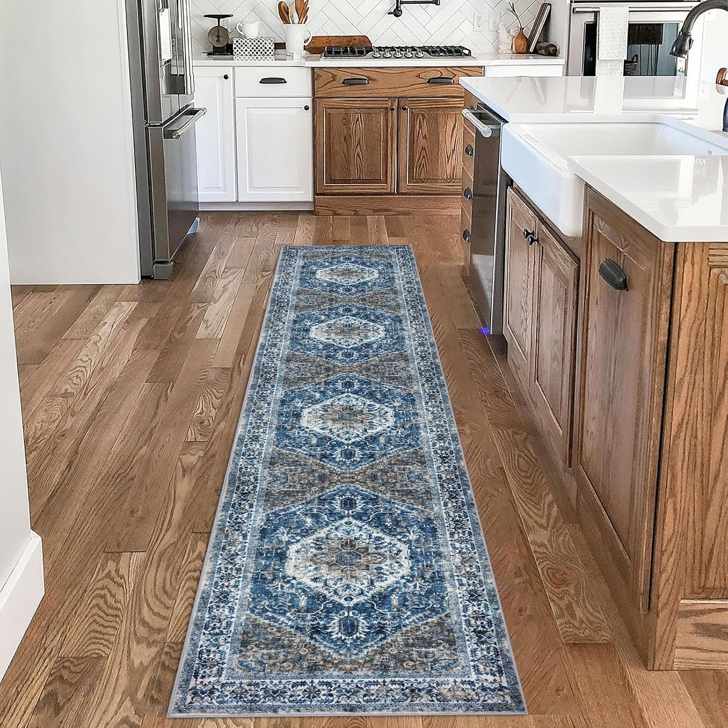 XKYW Long Runners for Hallways 3x10 Ft Washable Kitchen Runner Rug Boho ...