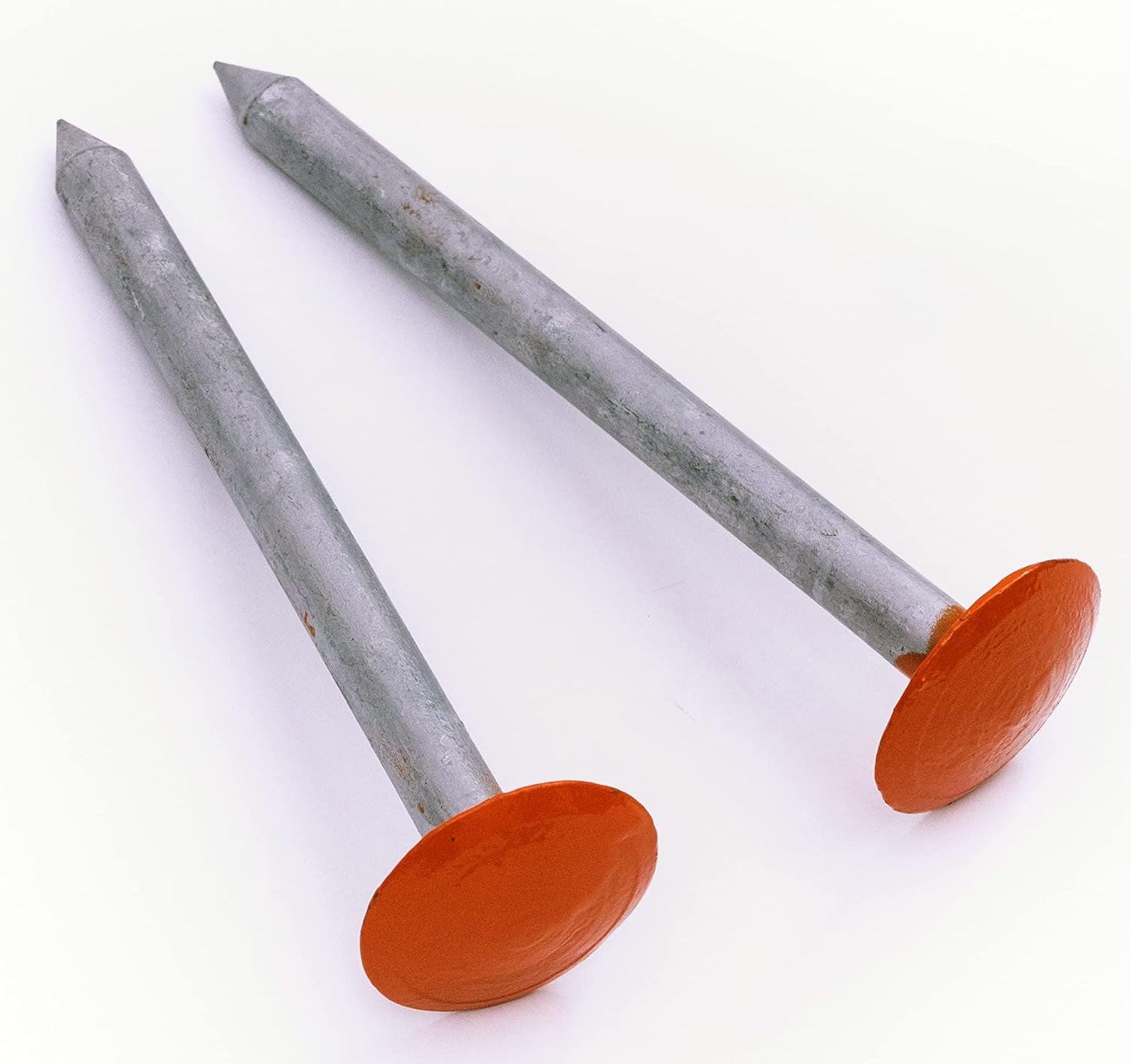 XL 10" Low Profile Survey Marker - 2 Pack - Hi-Vis Orange - Walmart.com