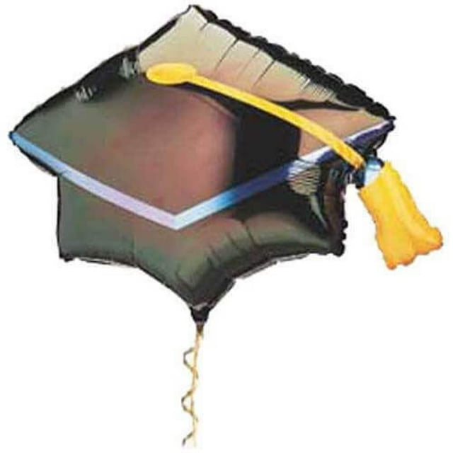 XL 31" Anagram Graduation Cap Super Shape Mylar Foil Balloon Party ...