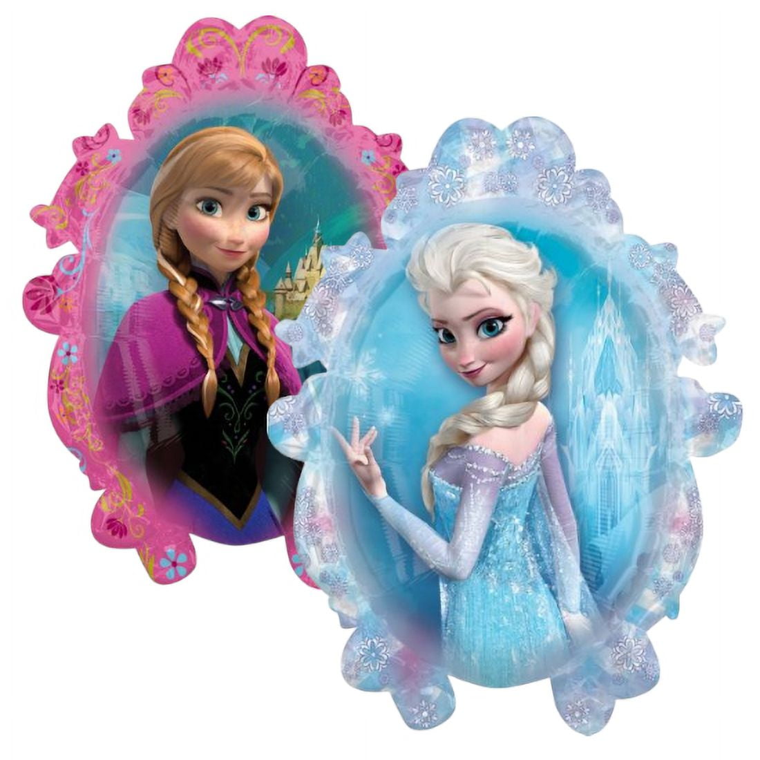 Disney Frozen Anna & Elsa 31" XL Mylar Foil Balloon - Birthday Party ...