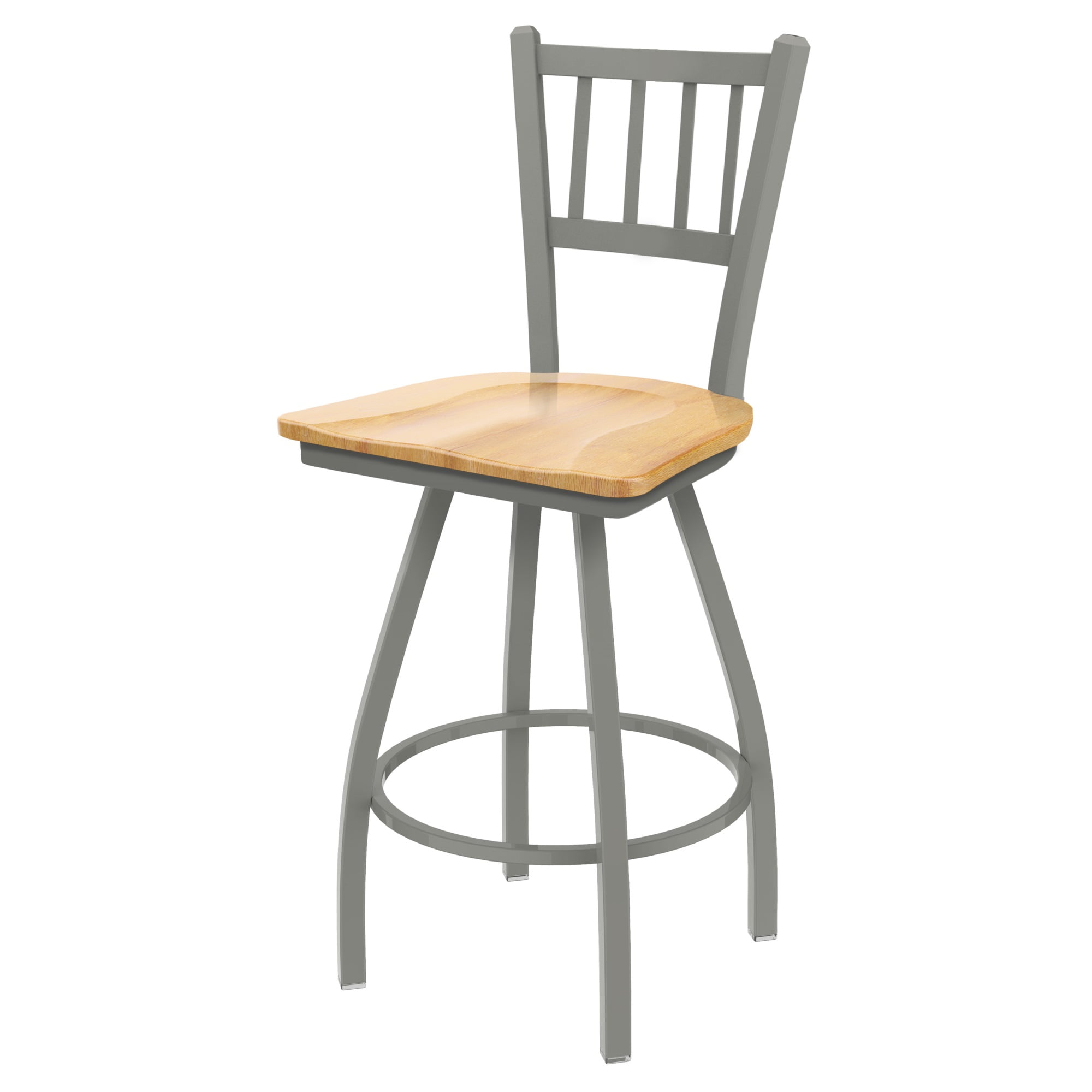 XL 810 Contessa 36" Swivel Extra Tall Bar Stool with Anodized Nickel ...