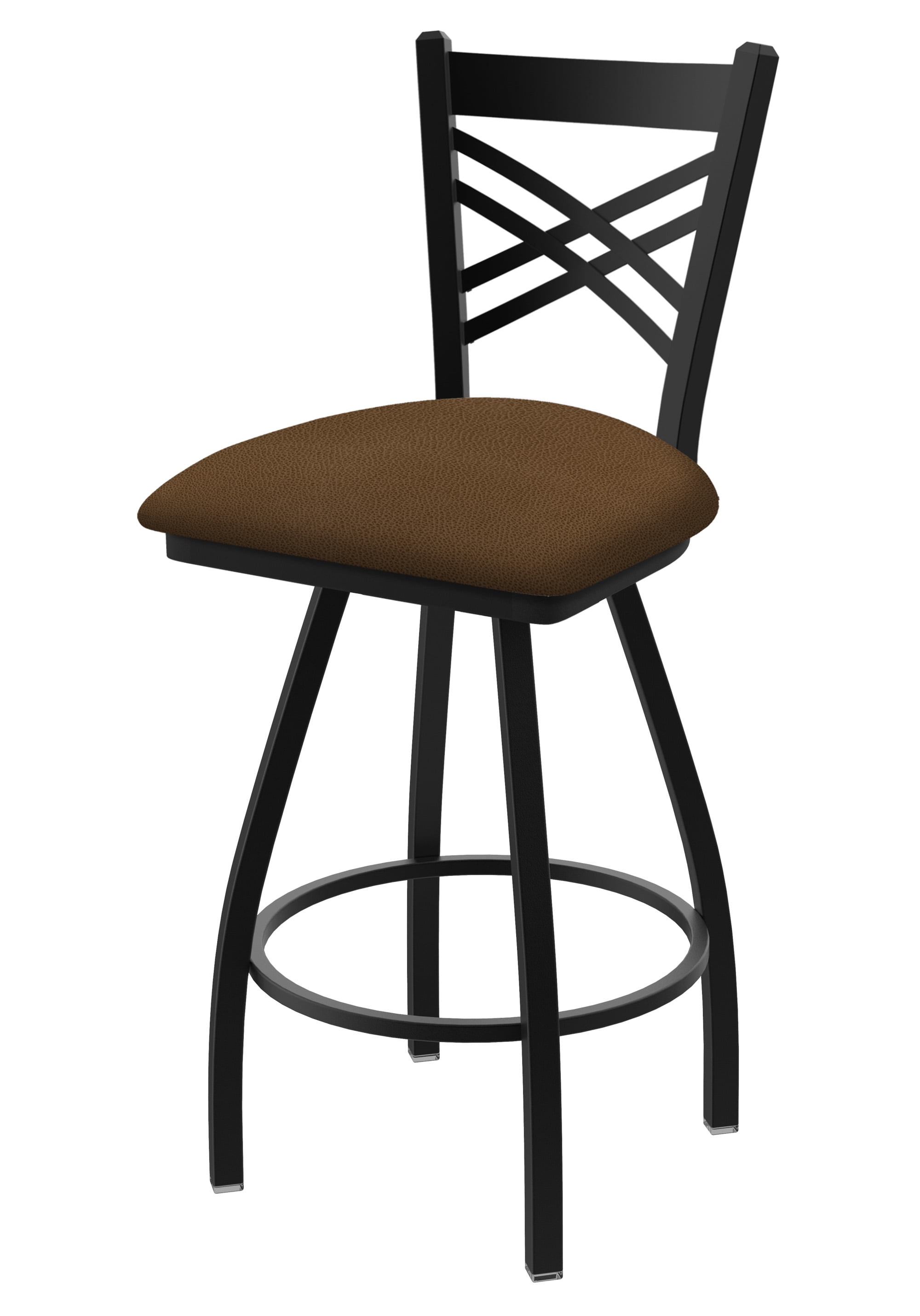 XL 820 Contessa 36" Swivel Extra Tall Bar Stool with Black Wrinkle ...