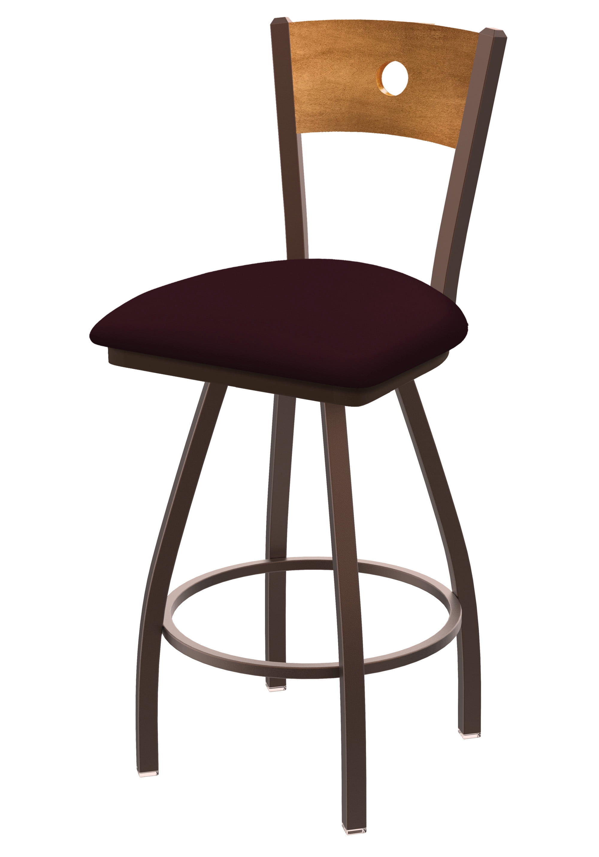 XL 830 Voltaire 25" Swivel Counter Stool with Bronze Finish, Medium ...