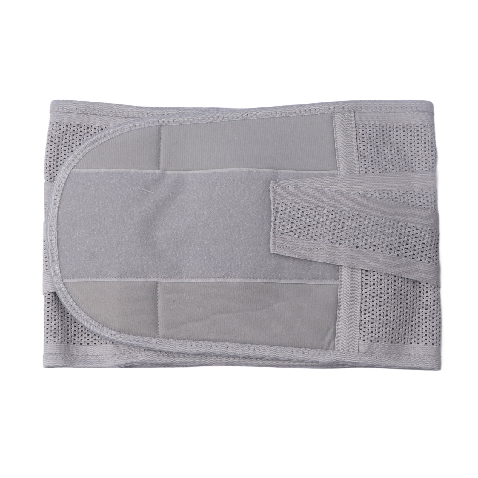 XL Back Brace Grey Breathable Removable Lumbar Support Back Brace for ...