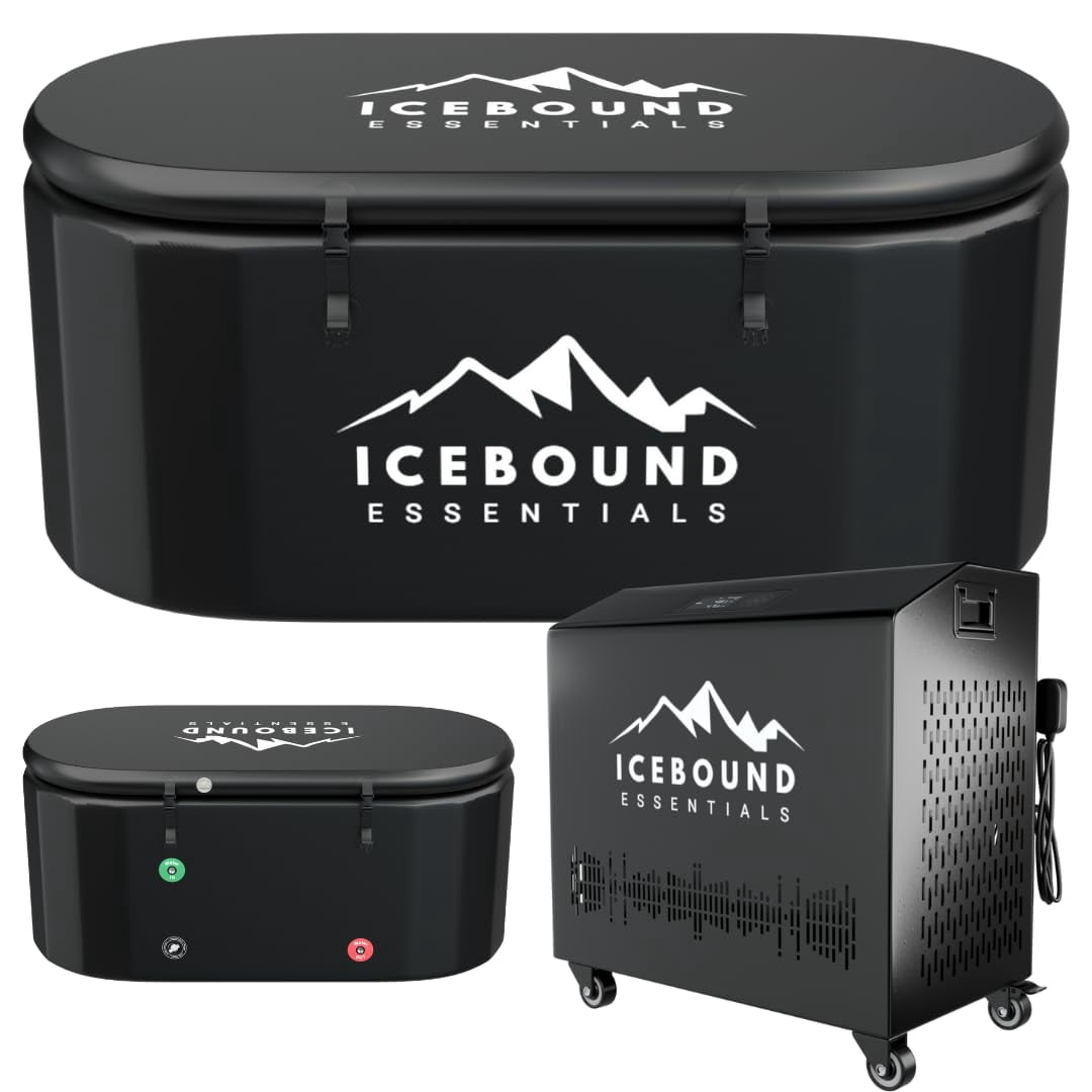 XL Cold Plunge Tub with Water Chiller - 1HP Hot and Cold Water Chiller ...