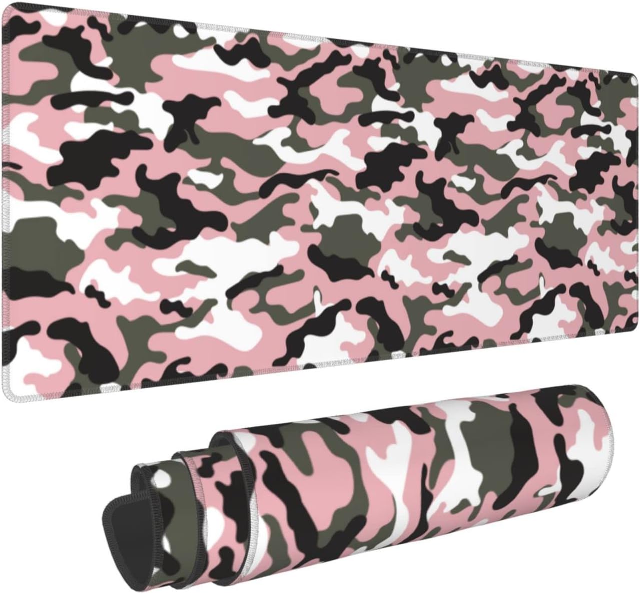 XL Cute Camouflage Gaming Mousepad NonSlip Waterproof Long Camo Pad for ...