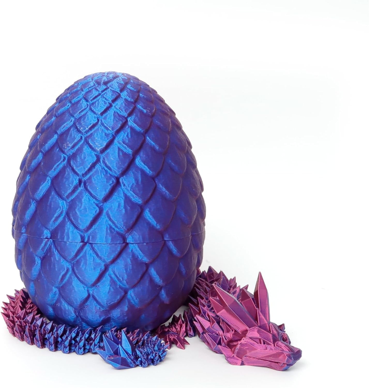 XL Dragon Egg - 24inch Dragon in XL Egg, Articulated Dragon Fidget Toy ...