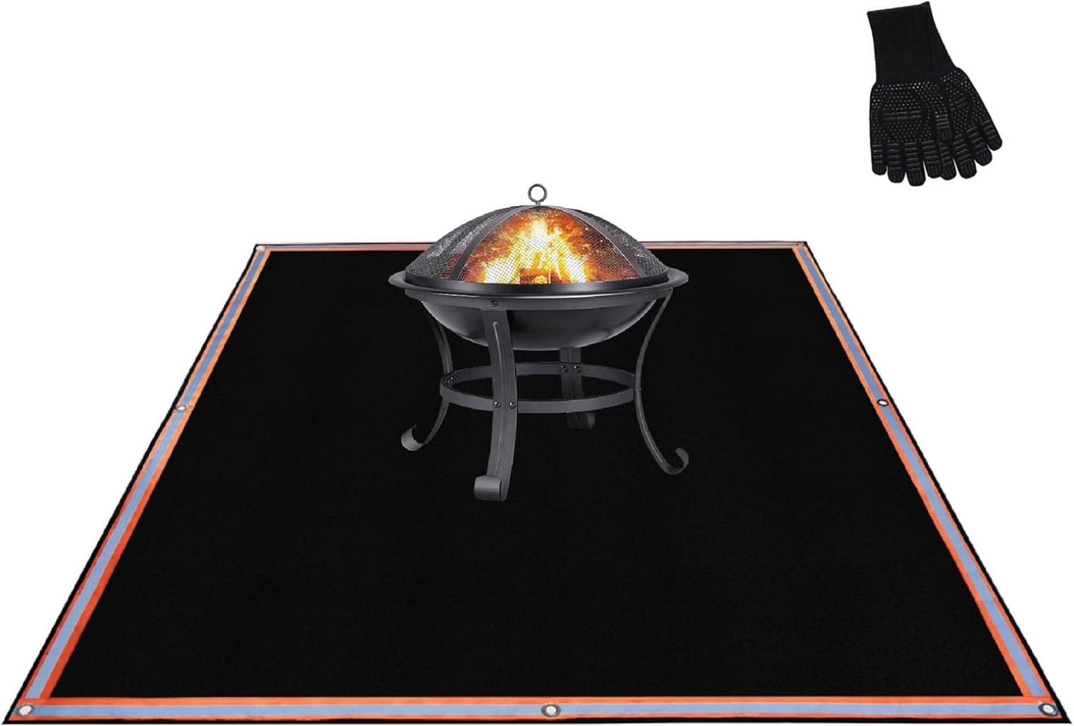 XL Fire Pit Mat, USA Based, Fireproof Under Grill Mat for Outdoor Grill ...