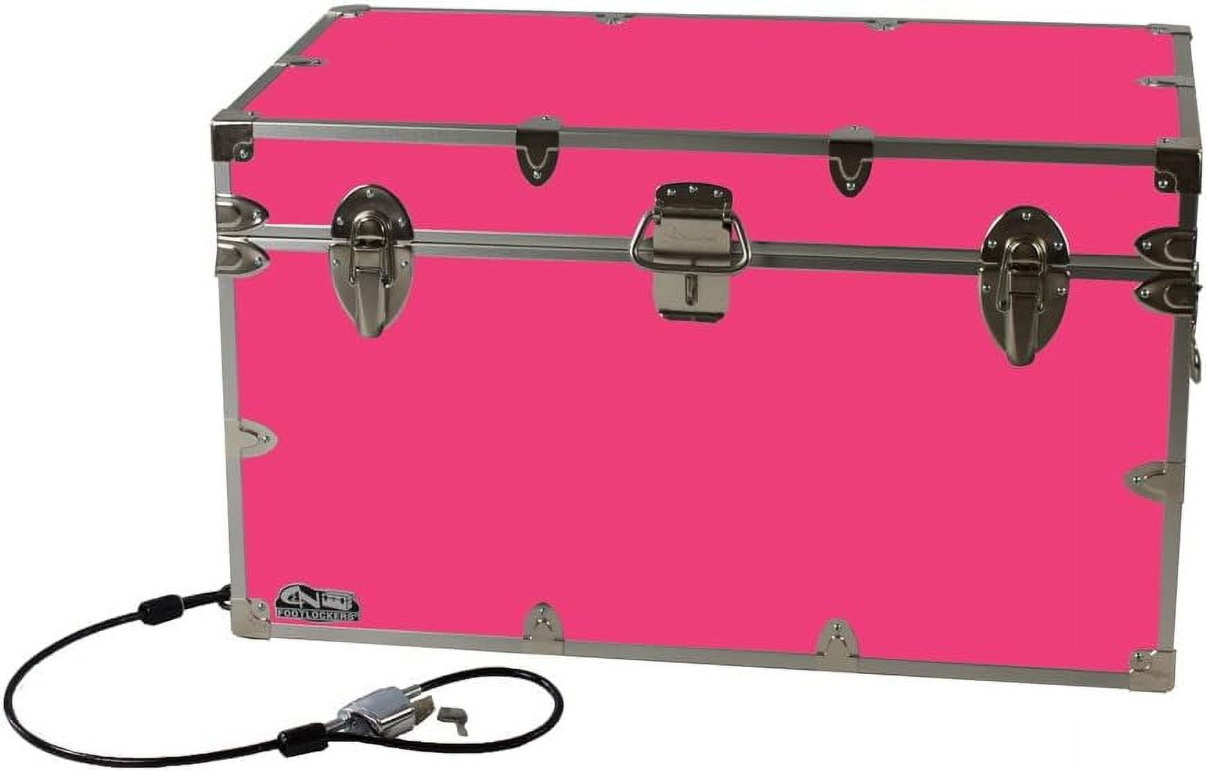 XL Graduate Storage Trunk w/Cable Lock Made in the STEEL Footlocker for ...