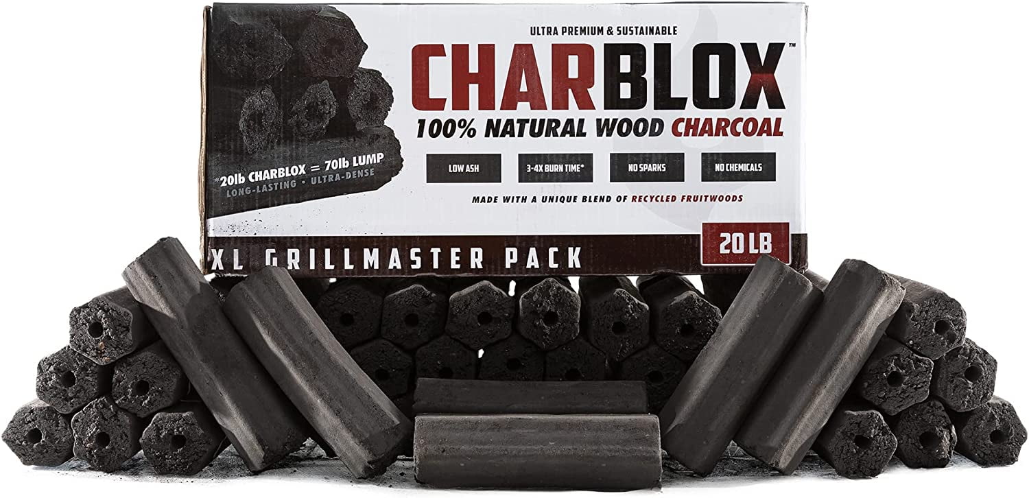 XL Grillmaster Pack - Premium Hardwood Grilling/BBQ Charcoal Logs, All ...