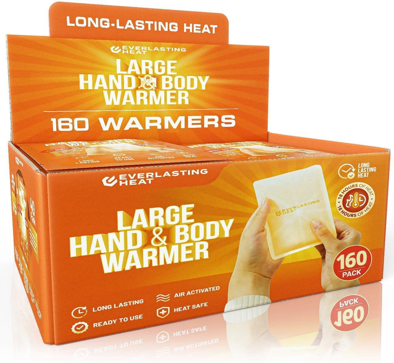 XL Hand Warmers & Body Warmers 40 Pairs - Up to 18 Hours of Long ...