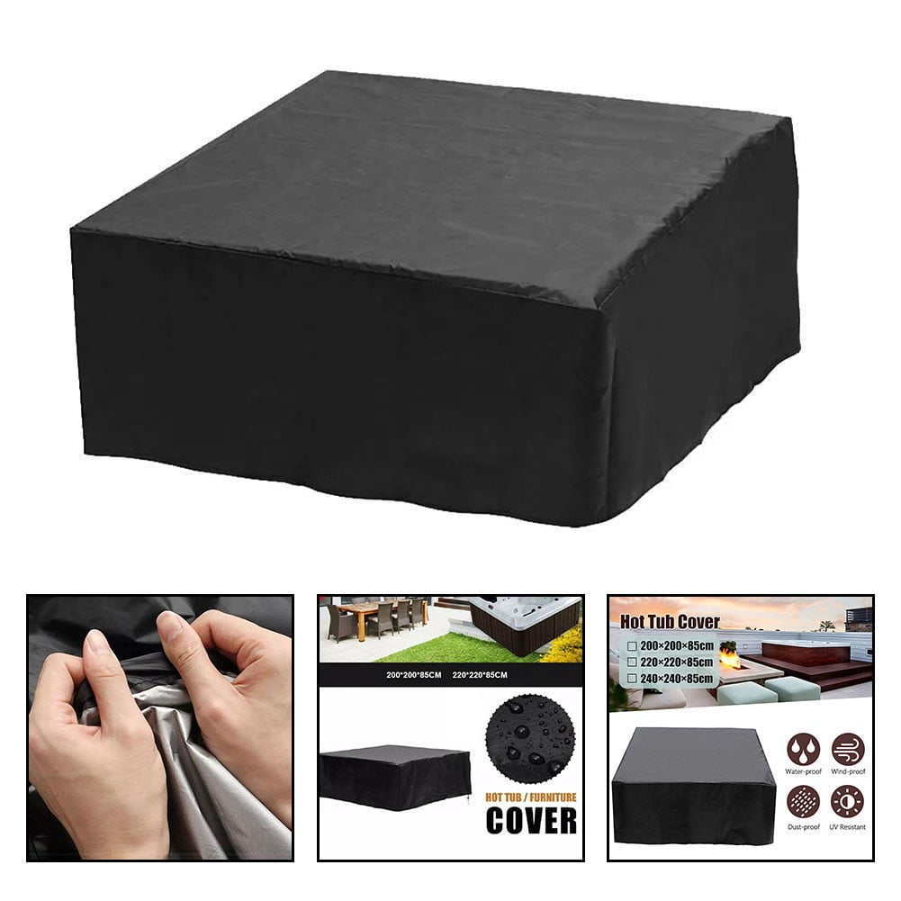 XL Hot Tub Cover SPA Covers Square Hot Tub Cover Outdoor Inflatable Hot ...