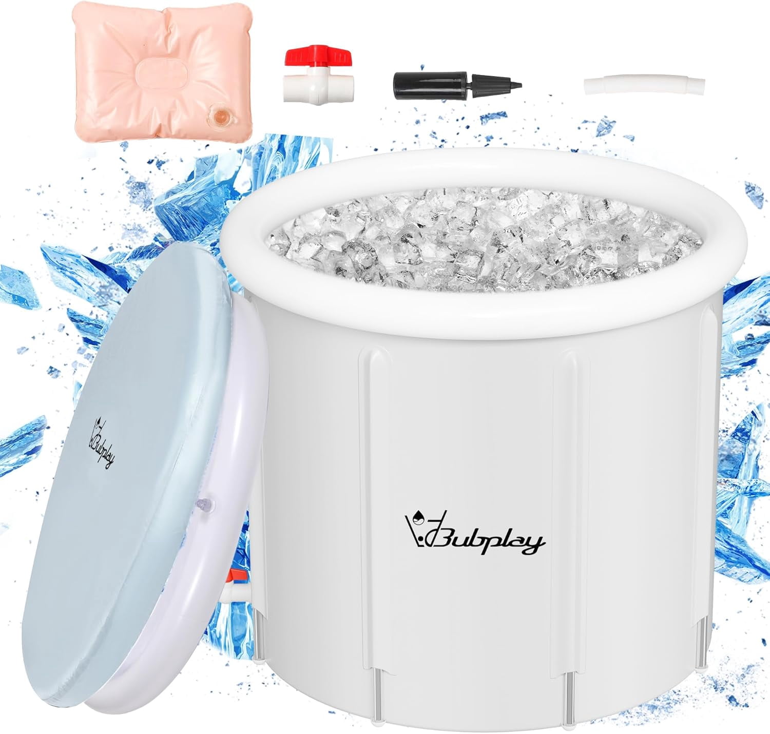 XL Ice Bath Tub for Athletes & Adults - 105 Gallons Ice Tub, Cold ...