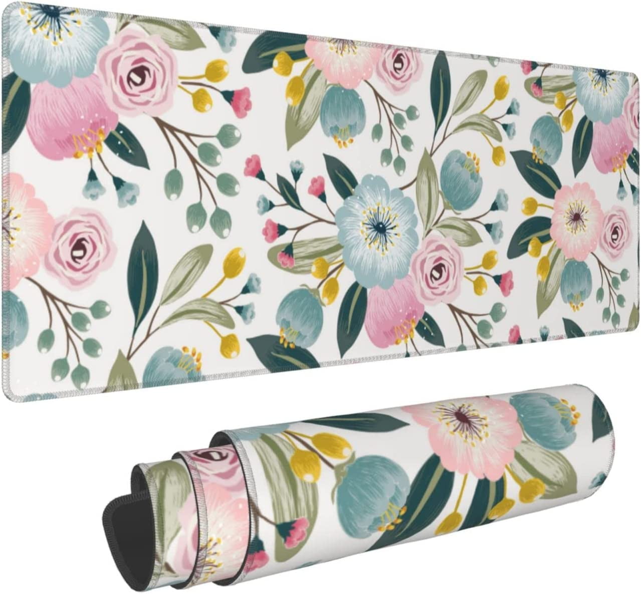 XL Large Mouse Pad, Extended Gaming Mousepad with Stitched Edges, Big ...