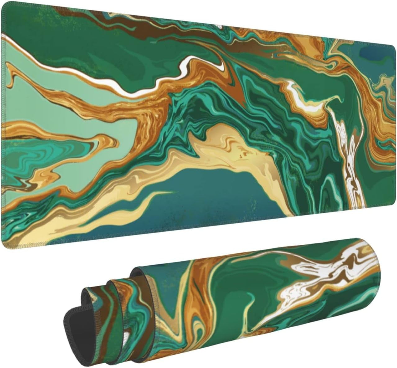 XL Marble Large Mouse Pad, Extended Keyboard Gaming Mousepad for Laptop ...