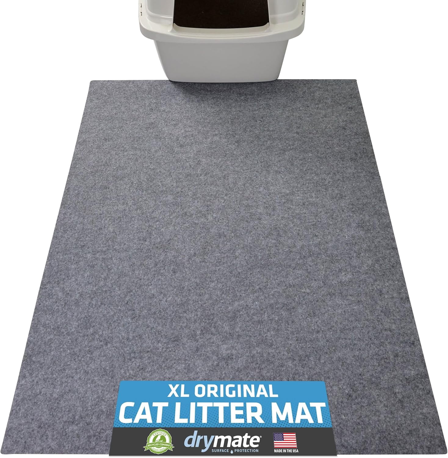 XL Original Cat Litter Mat, Contains Mess from Box, Protects Floors ...