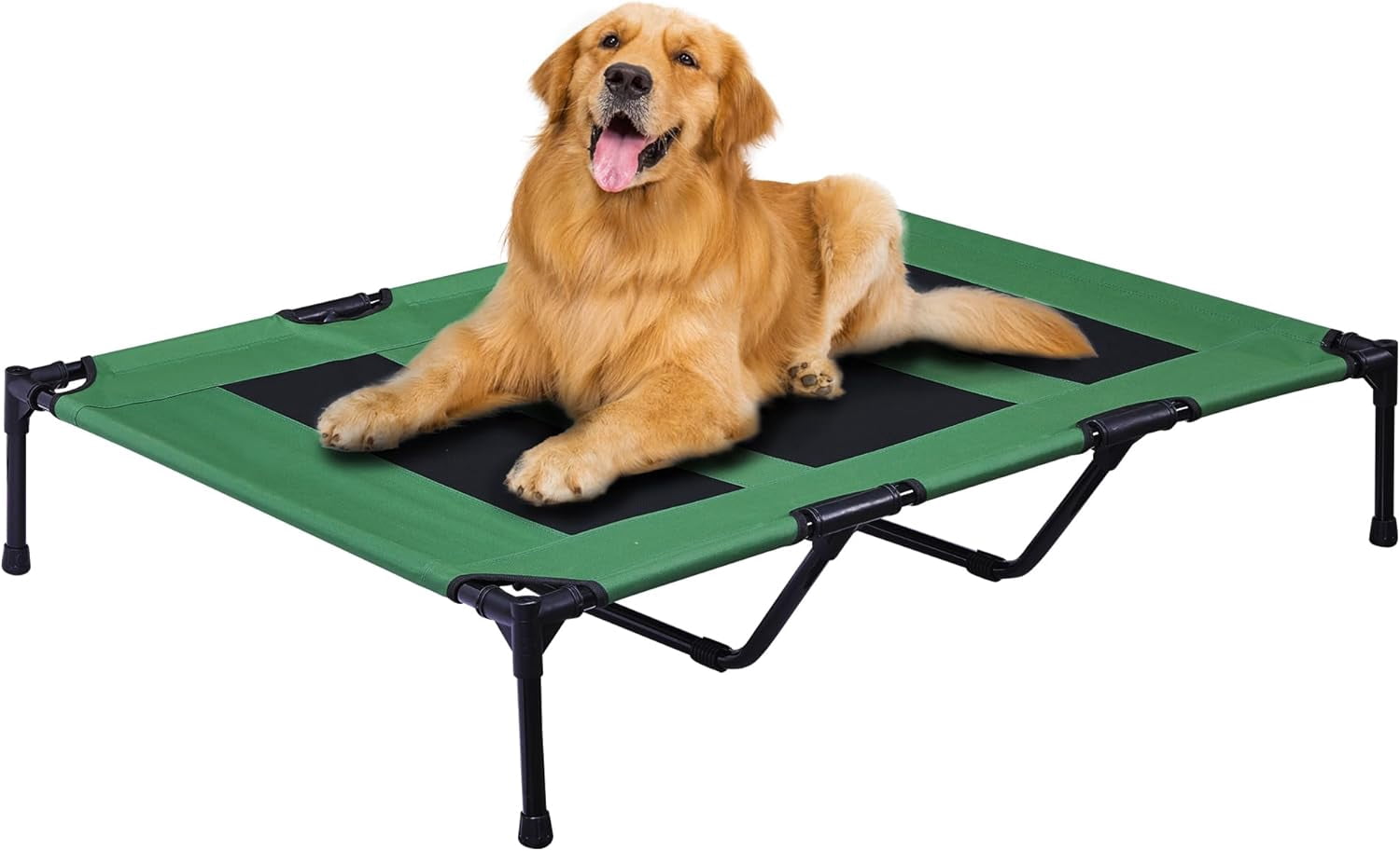 XL Outdoor Dog Bed, Elevated Dog Bed with Durable Oxford Fabric ...
