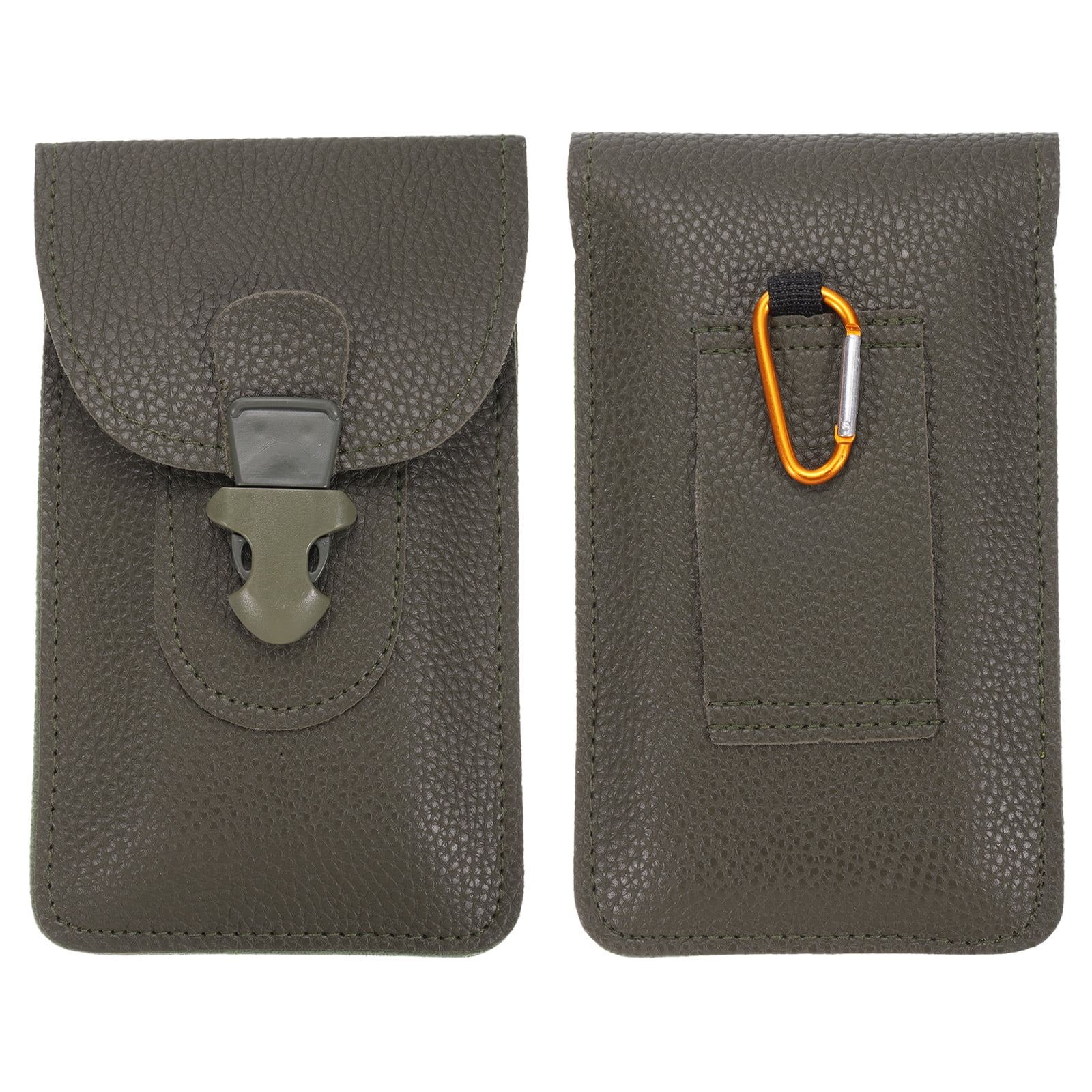 XL Phone Belt Holder Case for 6.5" Phone, Leather Phone Belt Pouch Army ...