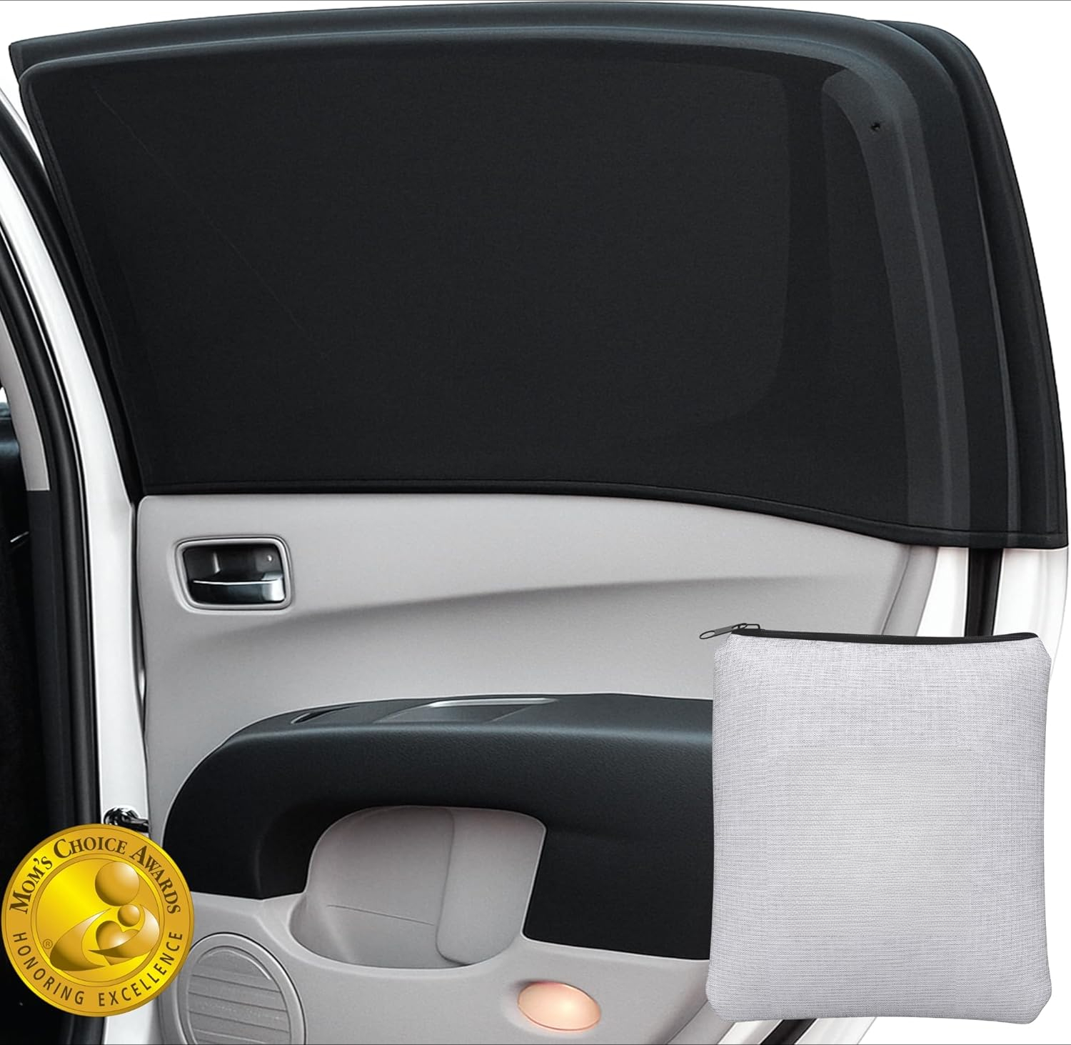 XL/SUV Window Shades (10 Sizes) - Breathable stretch mesh sun shades ...