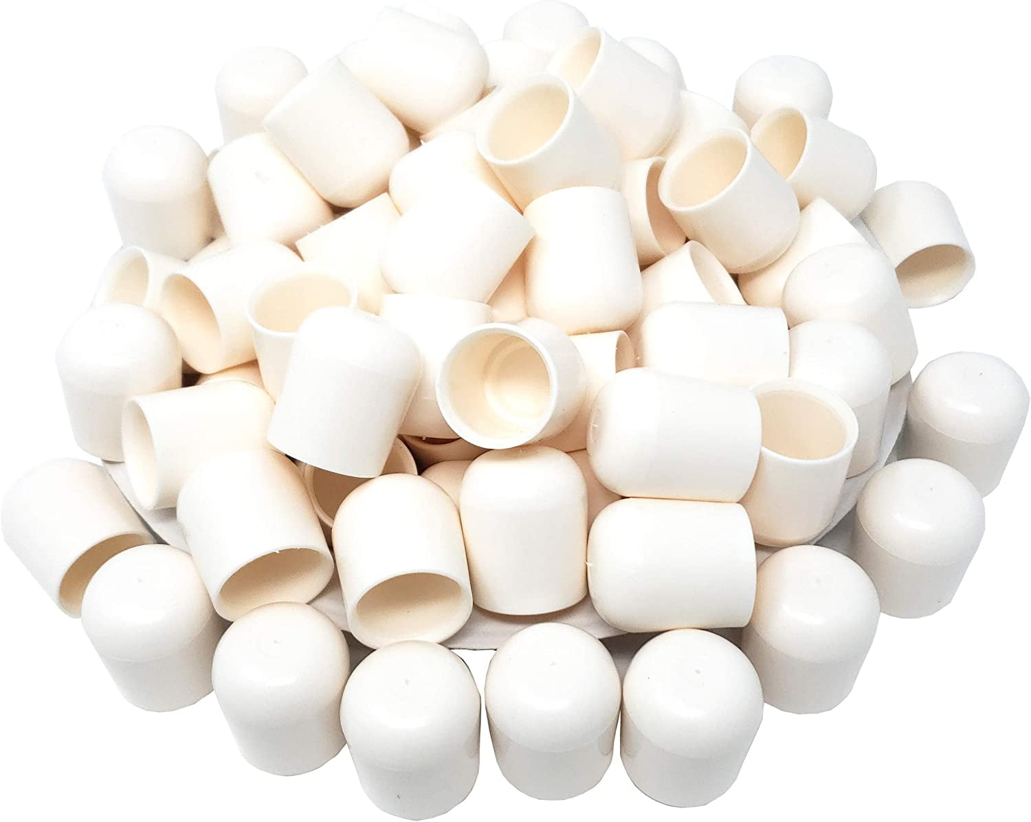 XL Series Folding Chair Leg Caps (100 Pack) - 7/8" Non-Marring ...