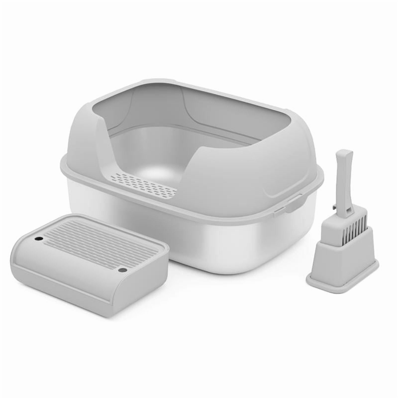 XL Sifting Litter Box for Regular Litter,Stainless Steel Sifting Box ...