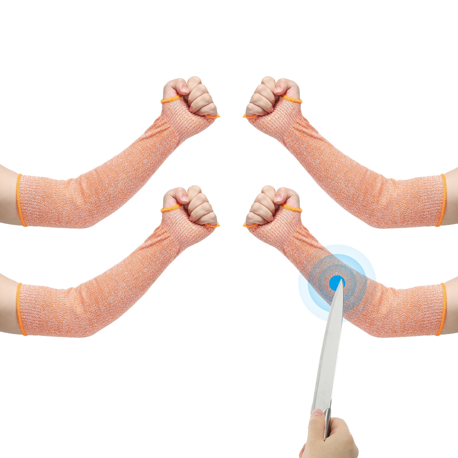 XL Size Arm Protectors Sleeve Cut Resistant Sleeve with Thumb Hole ...