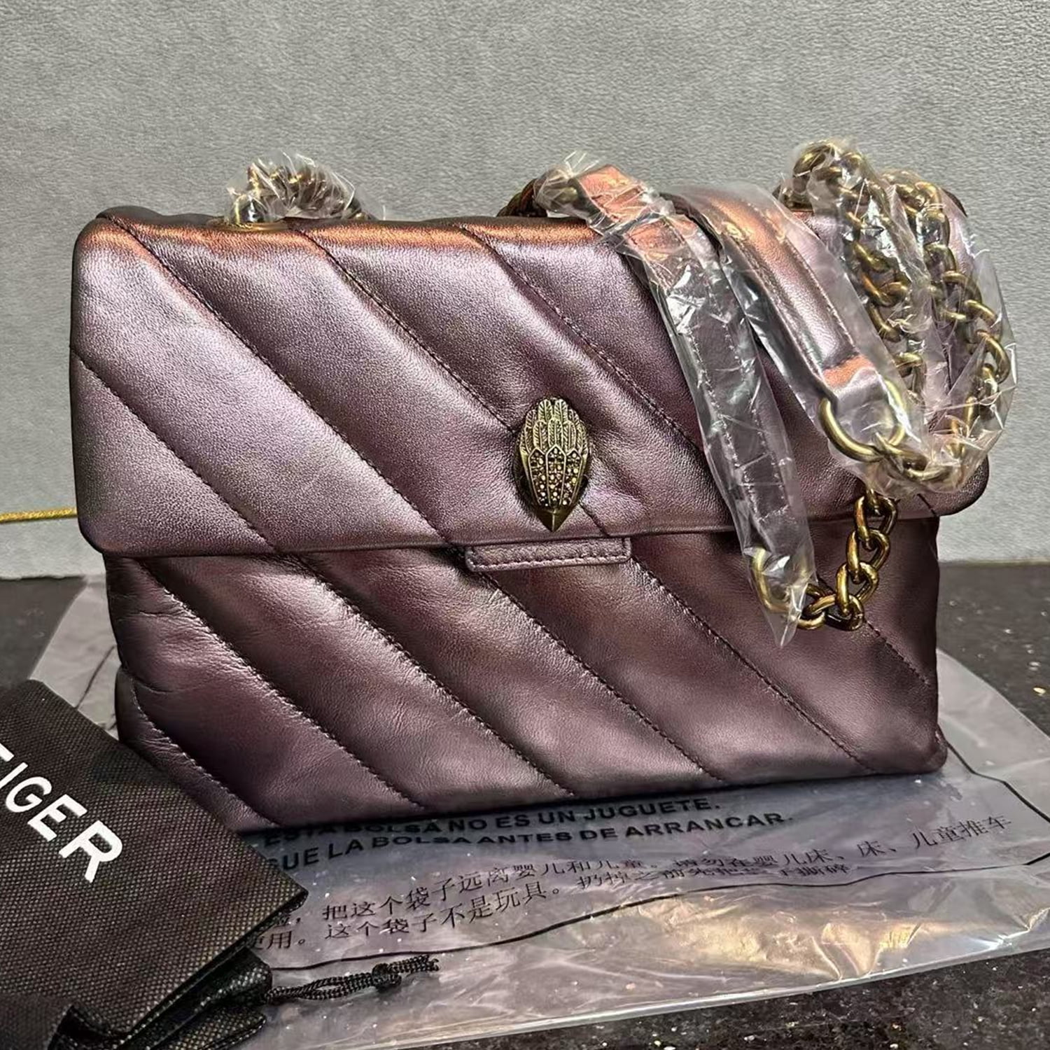 XL Size Kurt Bag Women Crossbody Bags Kensington Drench Luxury Chains ...