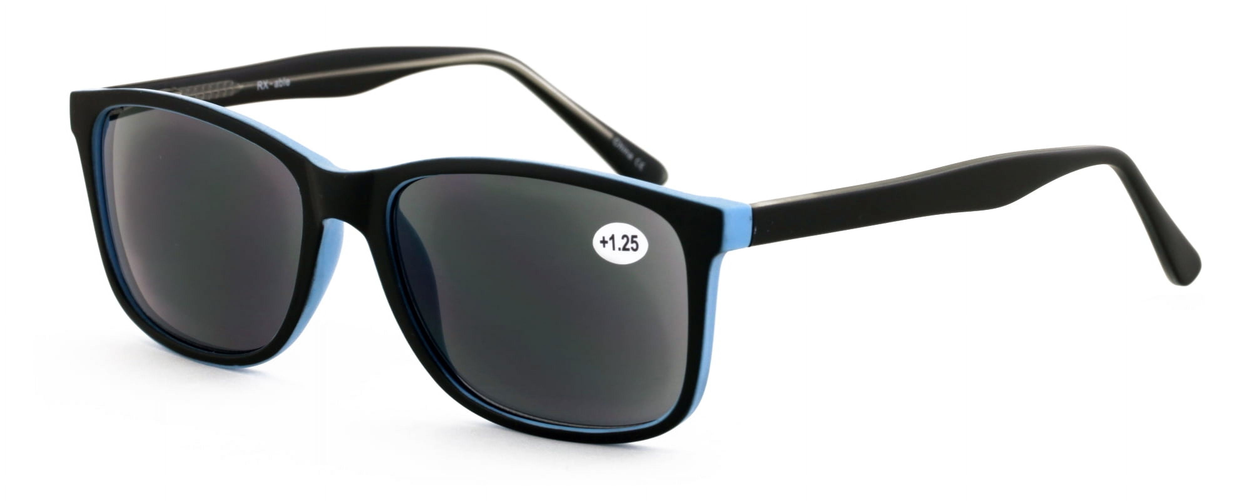 XL Wide Reading Sunglasses - Optical Frame Tinted Sun Reader UV ...