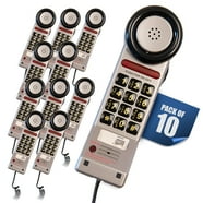 Med-Pat T1C Sleek Trimline Corded Telephone with Ring/In-Use Light ...