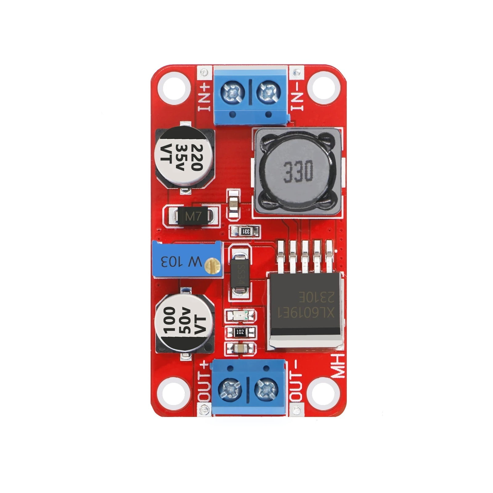 XL6019 DC-DC Adjustable Step Up Power Module 5A High-Power Boost Volt ...