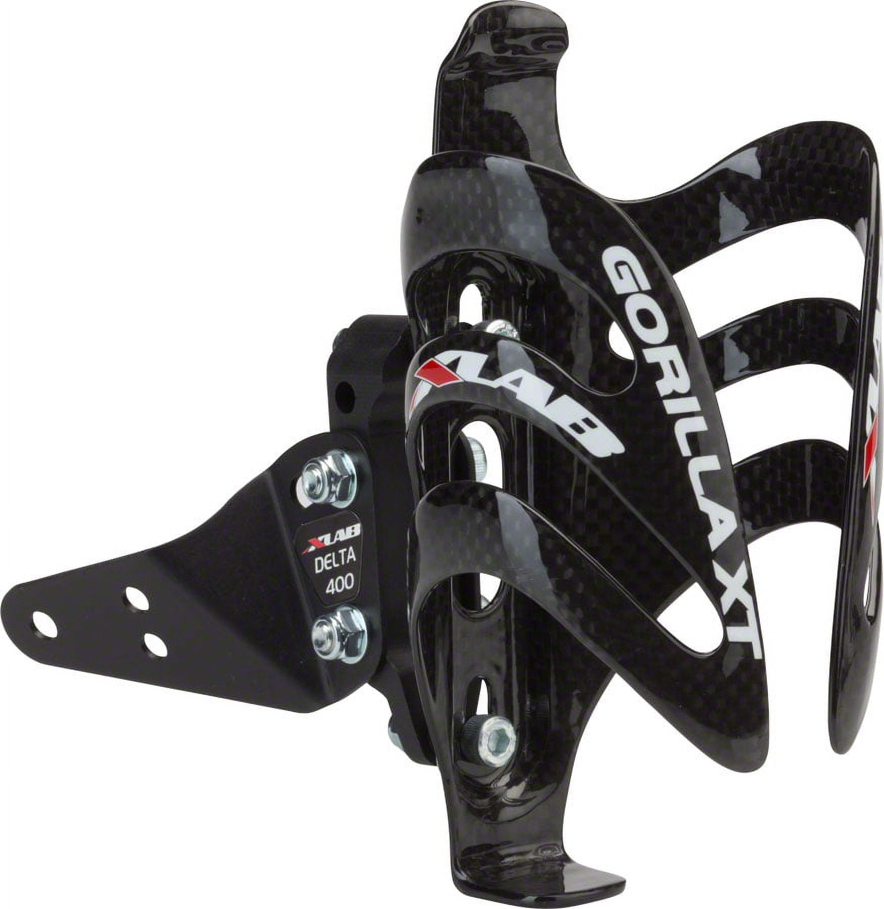 XLAB Delta 400 Black Saddle Mounted Single Bottle System w/ Cage Mount ...
