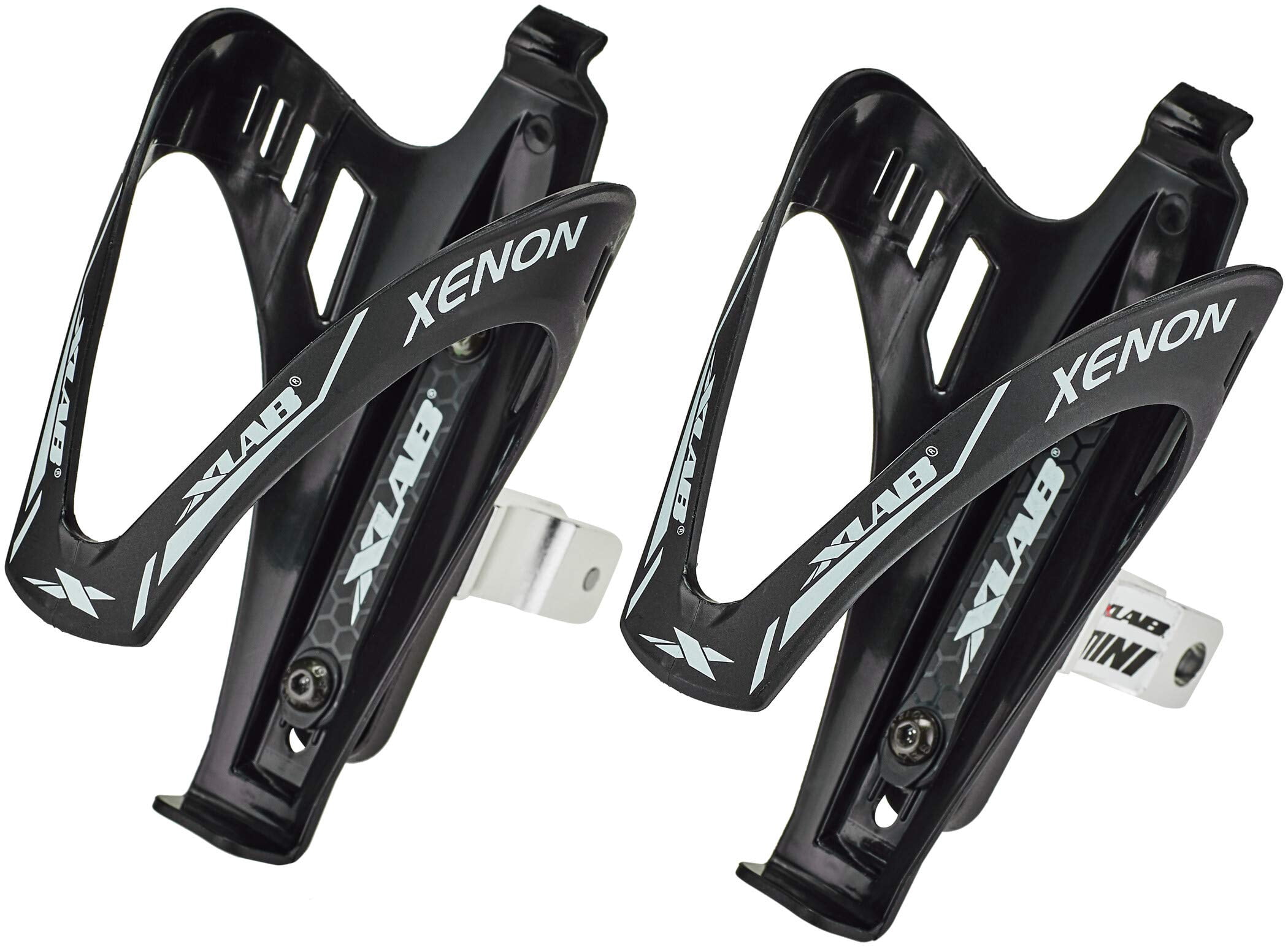 XLAB Mini Wing Saddle Mounted Dual Carrier System Water Bottle Cages ...