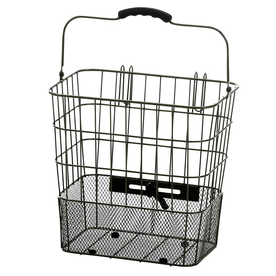 XLC Side Basket Pannier w/Ez Mount wire/mesh 13X9.5X12.5" Black ...