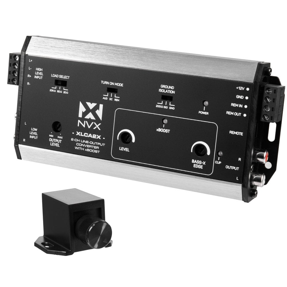 NVX Car Subwoofers How To Set DS18 2 Channel Line Output Converter With ...