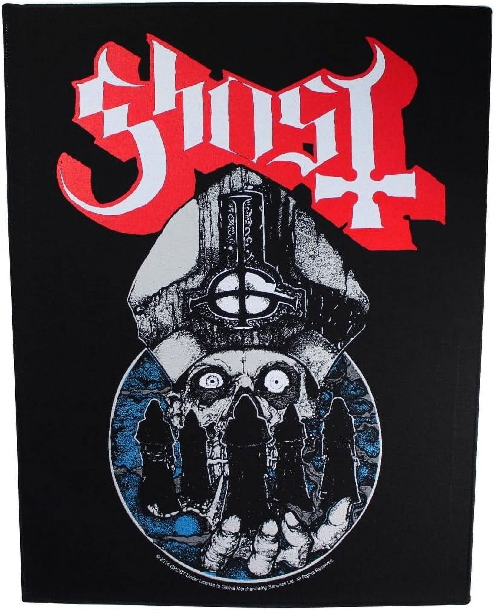 XLG Ghost Papa Emeritus & The Nameless Ghouls Back Patch Artwork Sew On ... XLG Ghost Papa Emeritus & The Nameless Ghouls Back Patch Artwork Sew On ...