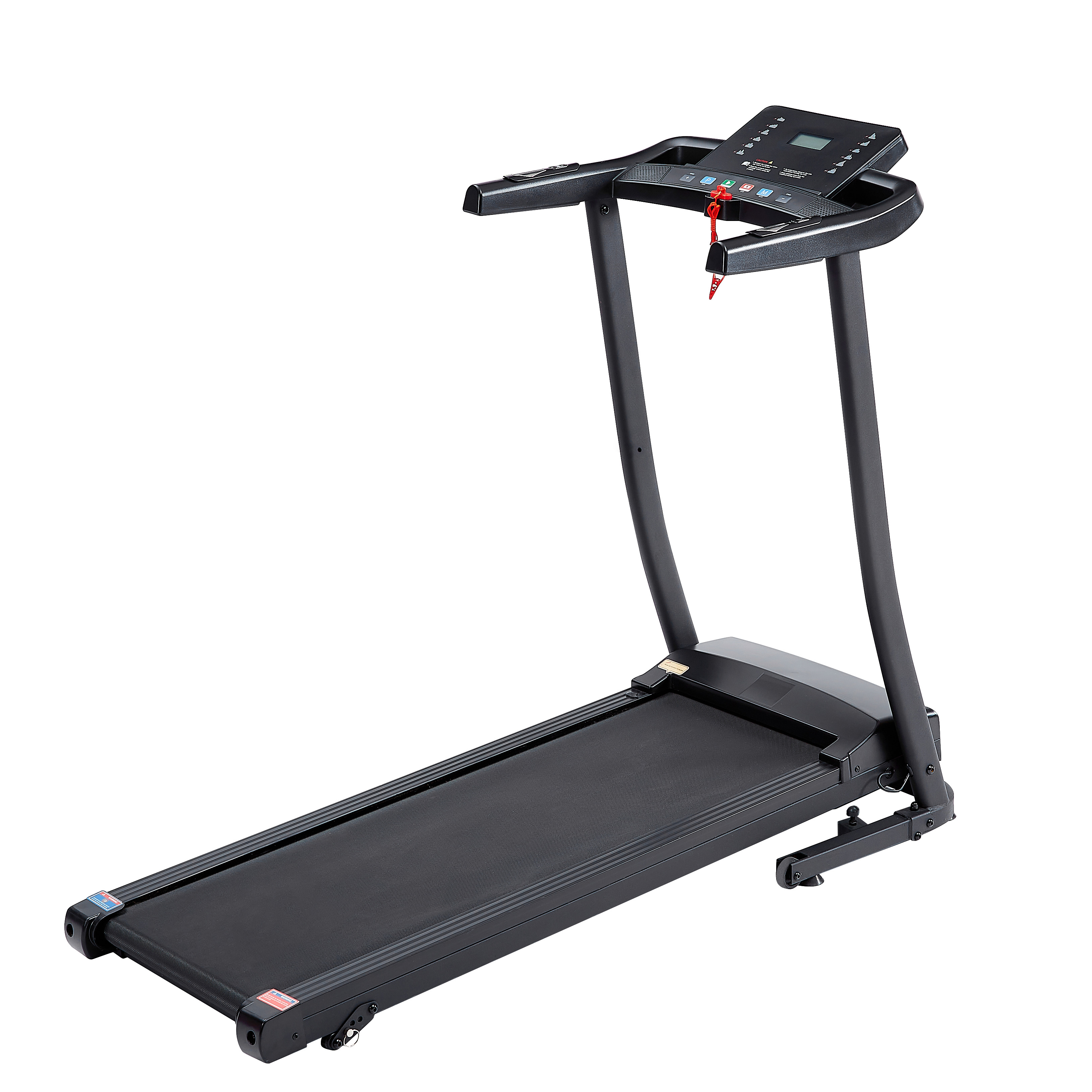 XLHAZ Folding Treadmill, 220 lbs Max Weight, 0.6-7.5 mph Speed Range ...