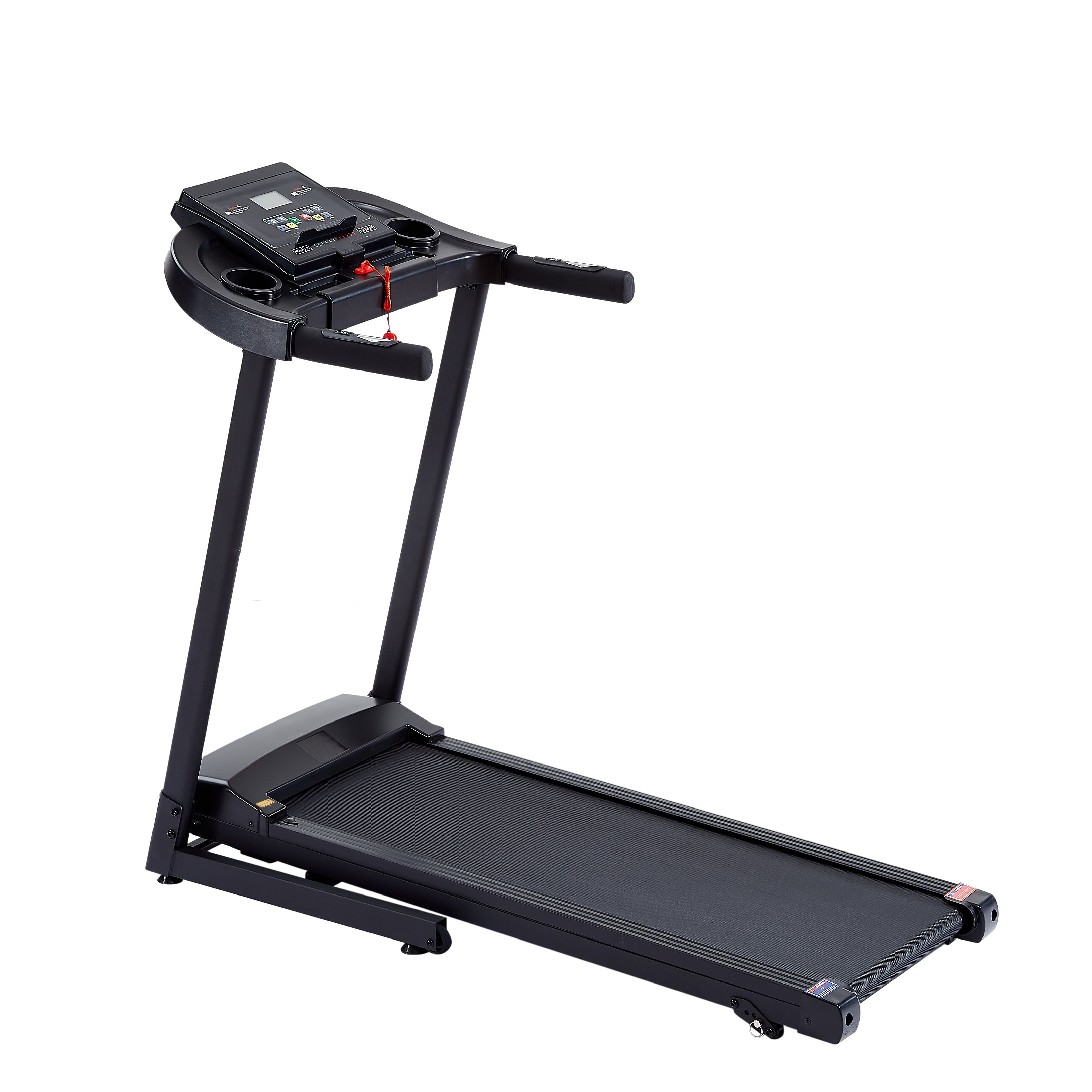 XLHAZ Folding Treadmill, 220 lbs Max Weight, 0.6-7.5 mph Speed Range ...