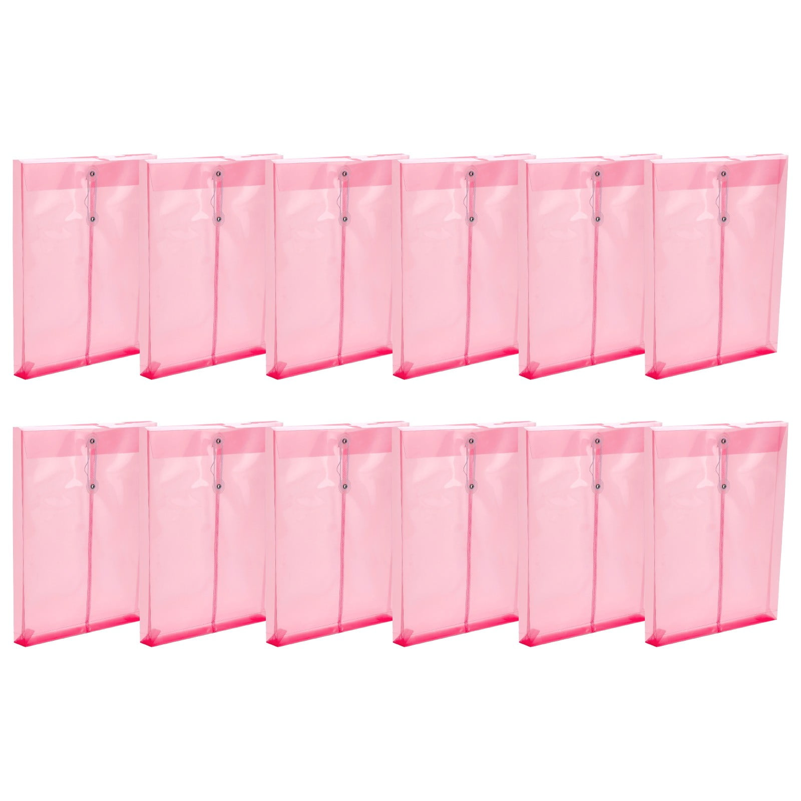 XLILKEY 12Pcs Plastic Envelopes with Wire Seal Super Thick A4 Size ...