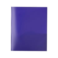Pen+Gear 3-Prong 2-Pocket Poly Folder, Blue - Walmart.com