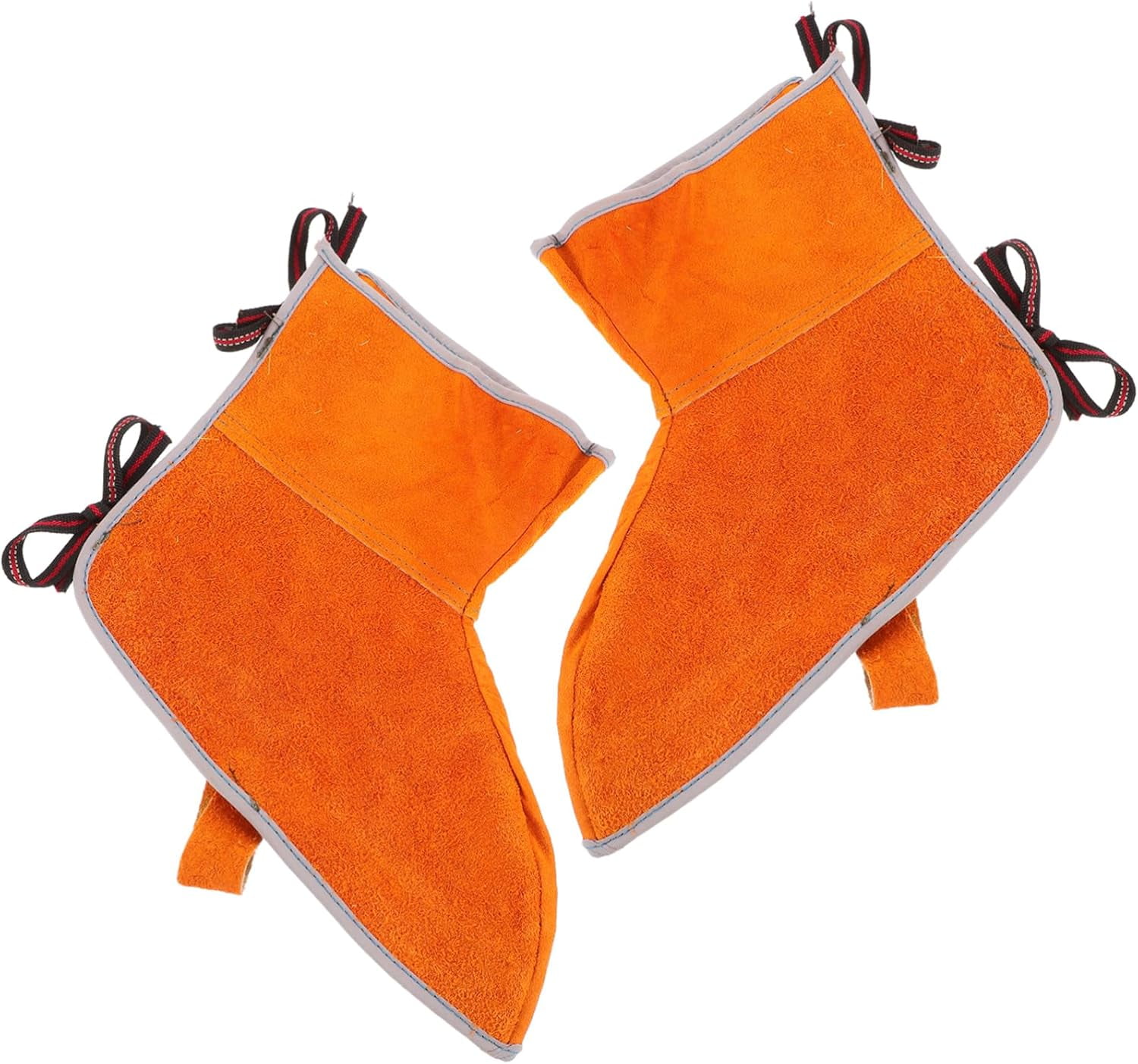 XLLHXF 1Pair Heat Resistant Welding Leg Covers Leather Foot Protection ...