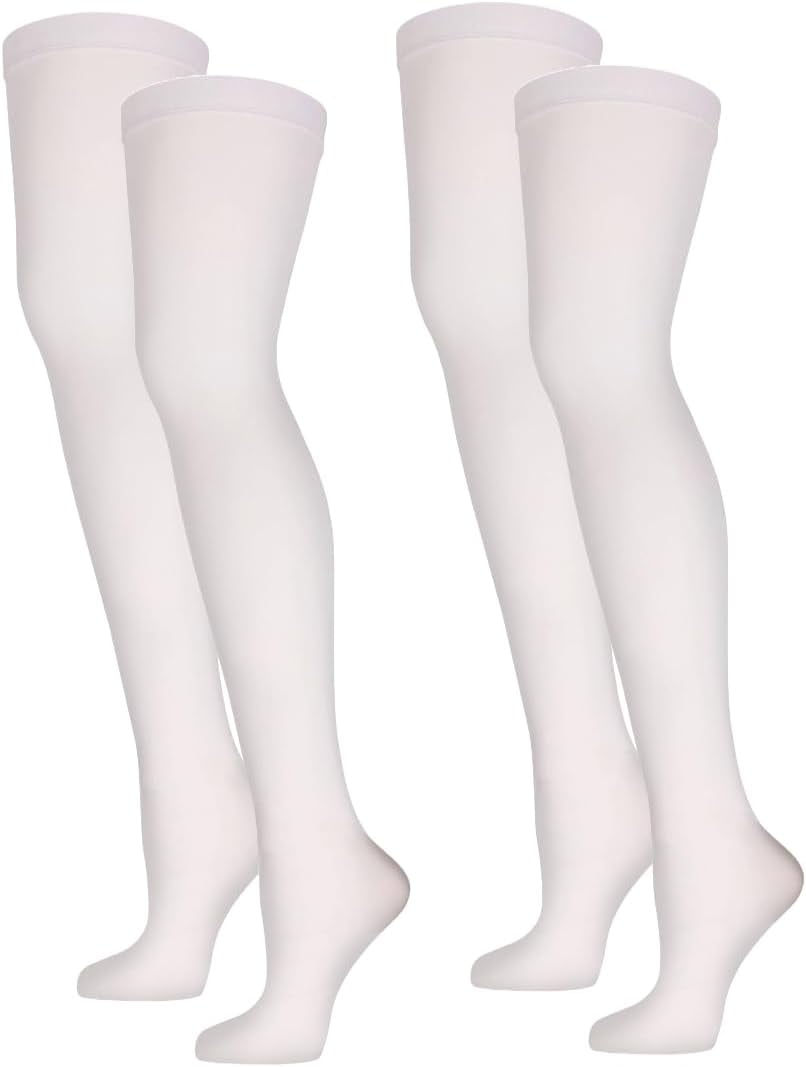XLLHXF Thigh High Anti Embolism Compression Stockings - Unisex Ted ...
