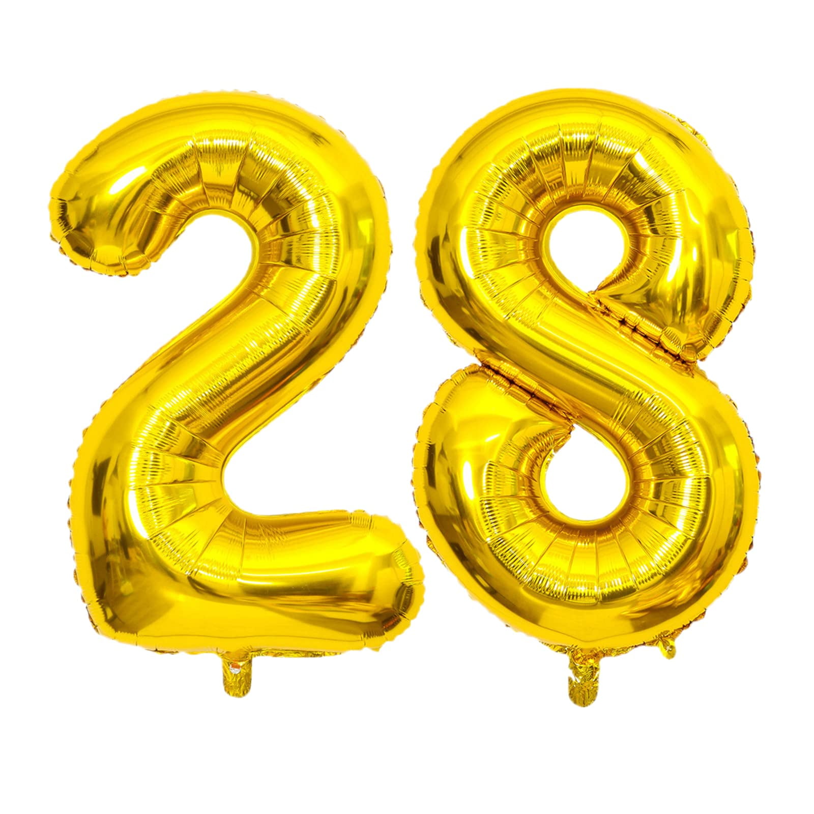 XLOOD Number 28 Balloons ZS23 32 inch Digital Alphabet 28 Birthday ...