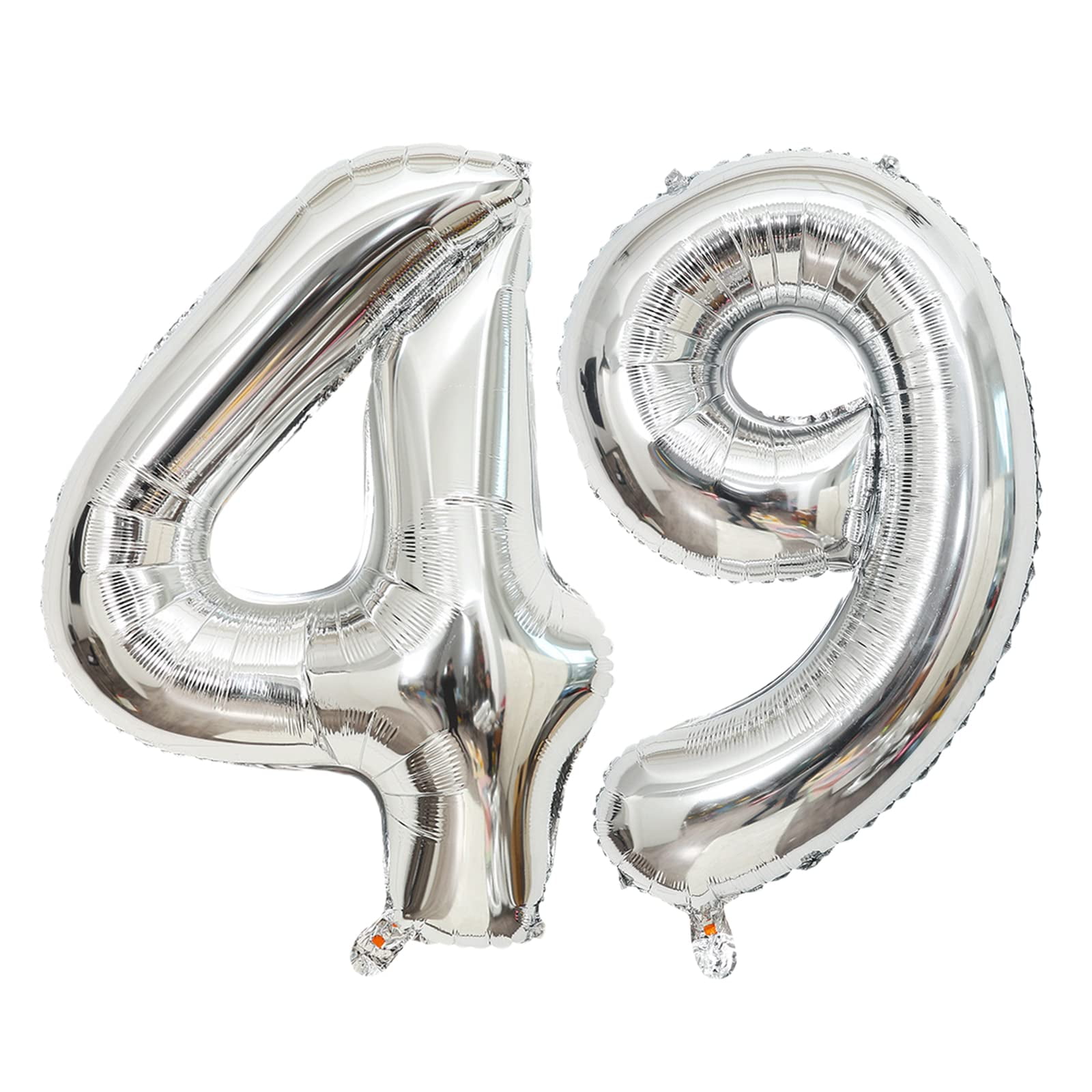 XLOOD Number 49 Balloons STF9 32 inch Digital Balloon 49 Birthday Balloons Digit 49 Helium ...