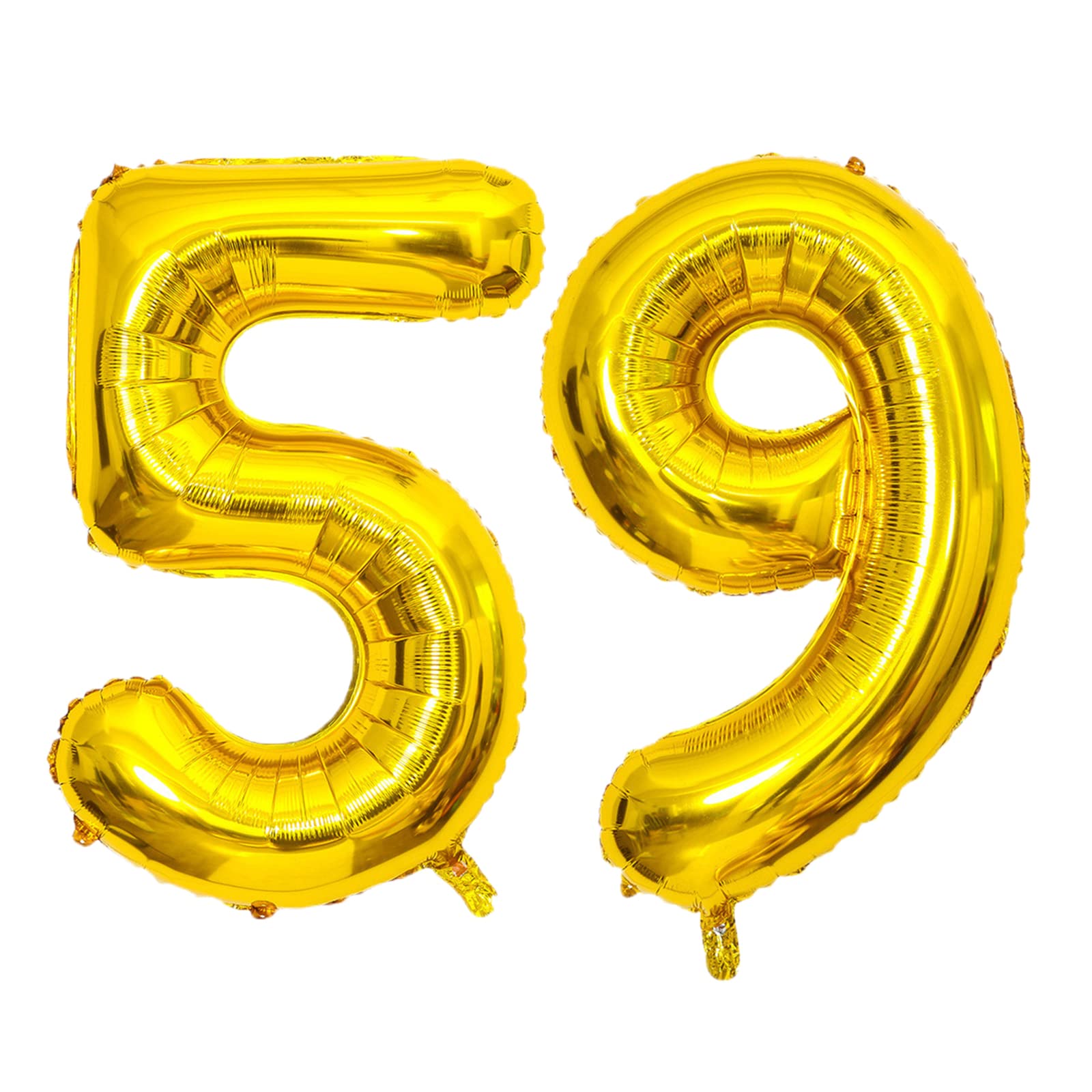 XLOOD Number 59 Balloons DHF10 32 inch Digital Balloon 59 Birthday Balloons Digit 59 Helium ...
