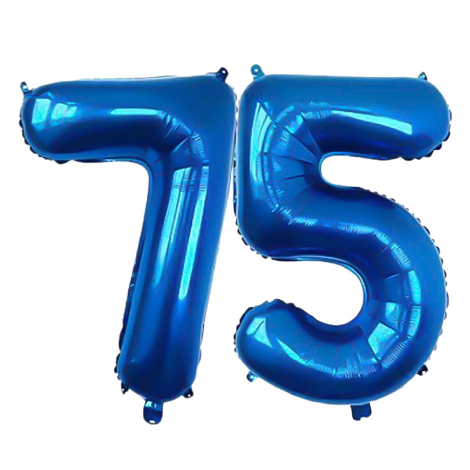 XLOOD Number 75 Balloons RE32 32 inch Digital Balloon 75 Birthday ...